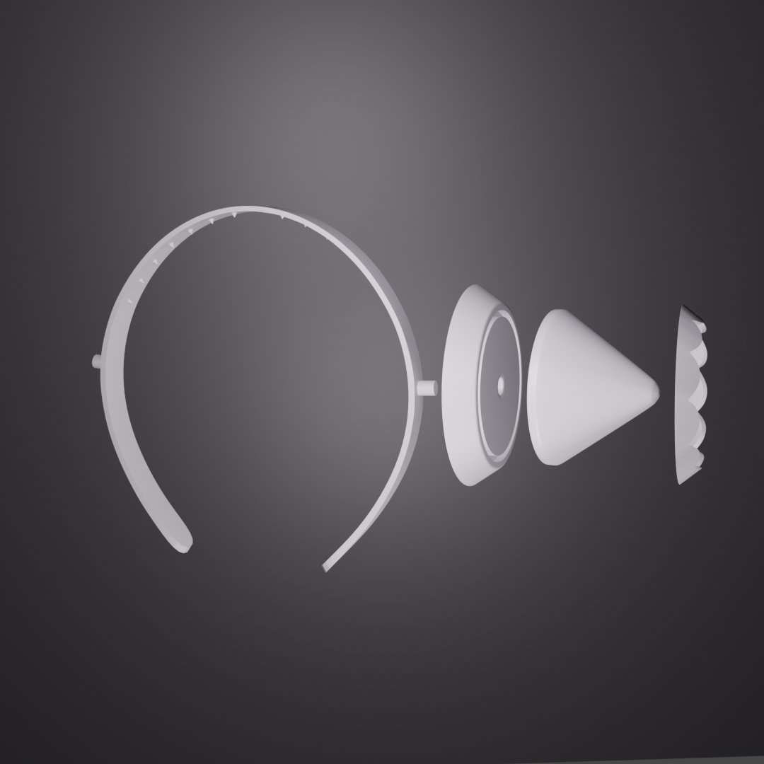 Anime Horn Headband | Sxf Anya Hair Accessory | 3D Print Digital STL ...