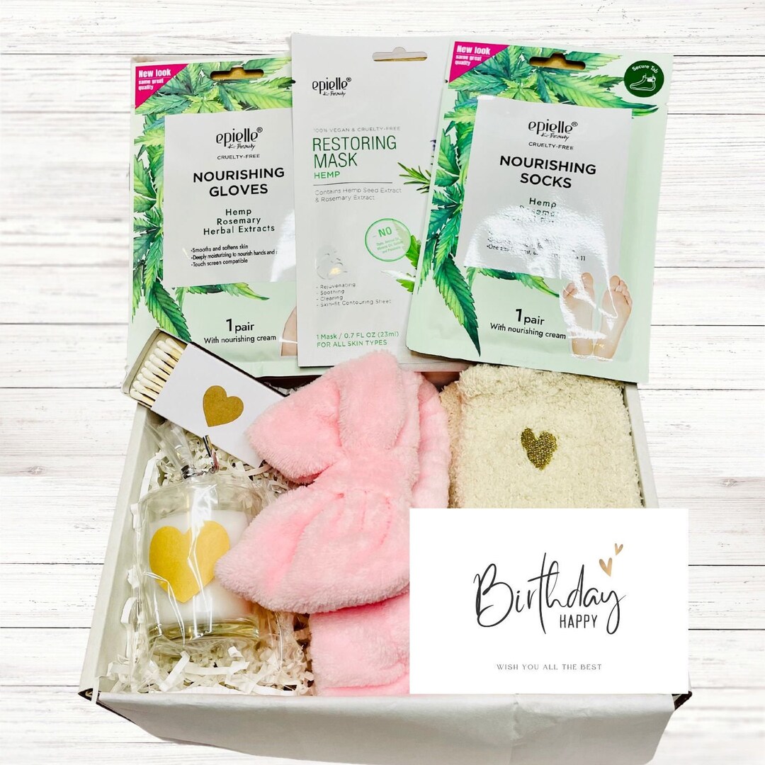 Spa Gift Set for Her Happy Birthday Relaxation Gifts for Women Gift Box ...