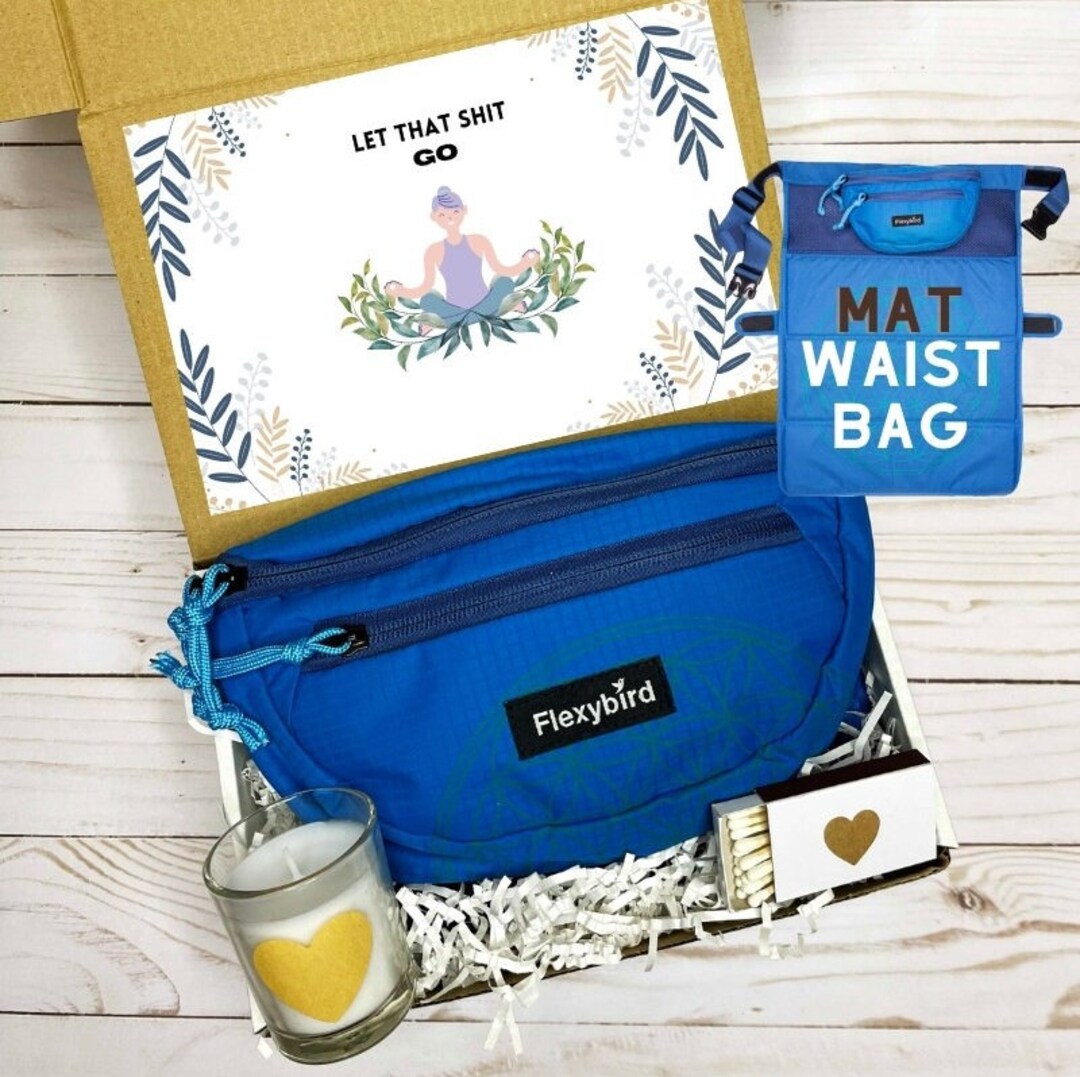 Let That Shit GO Gift Box MAT& Waist Bag for Meditation and Hiking With ...