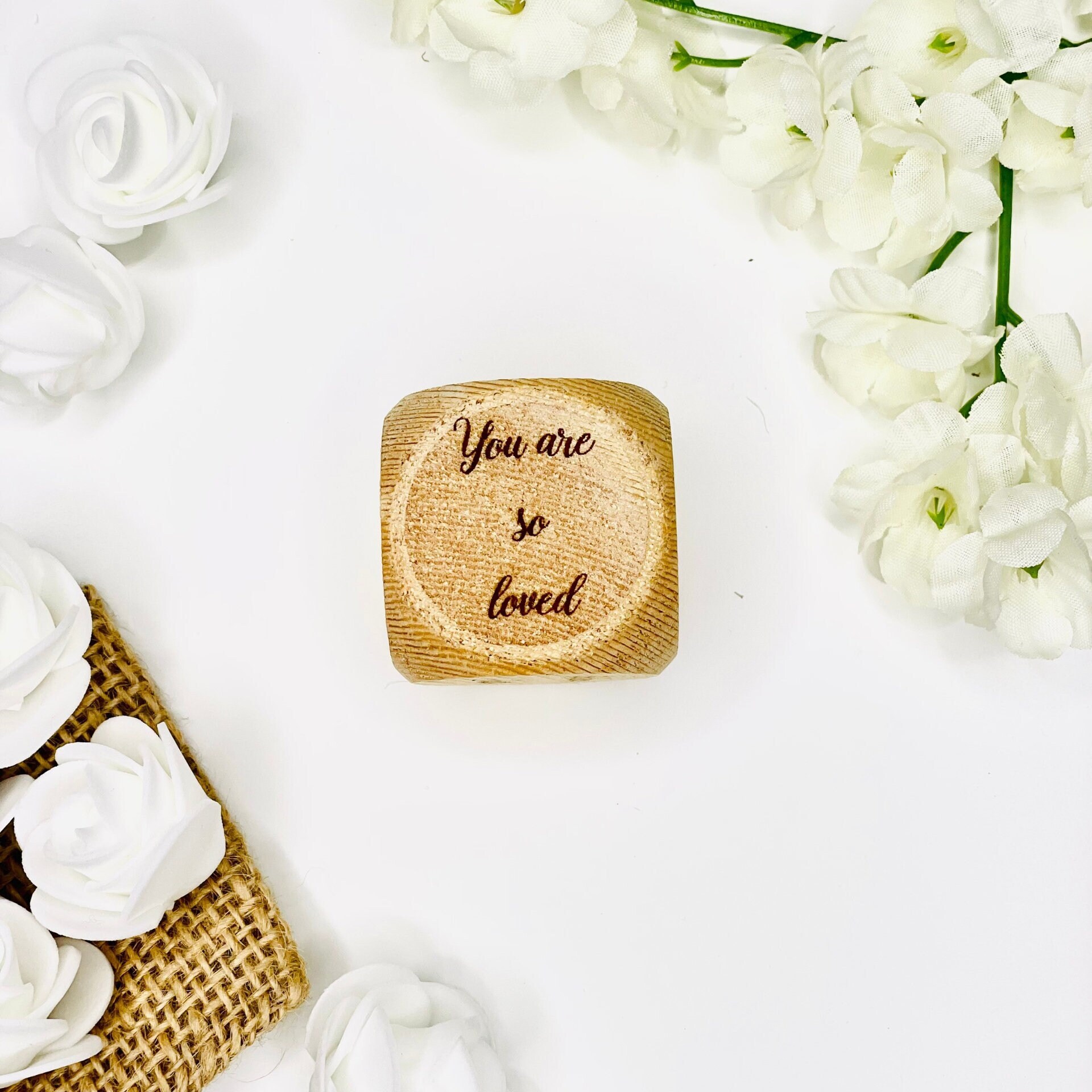 Personalized Wooden Cube Woden Cube With Engraving Gift for - Etsy