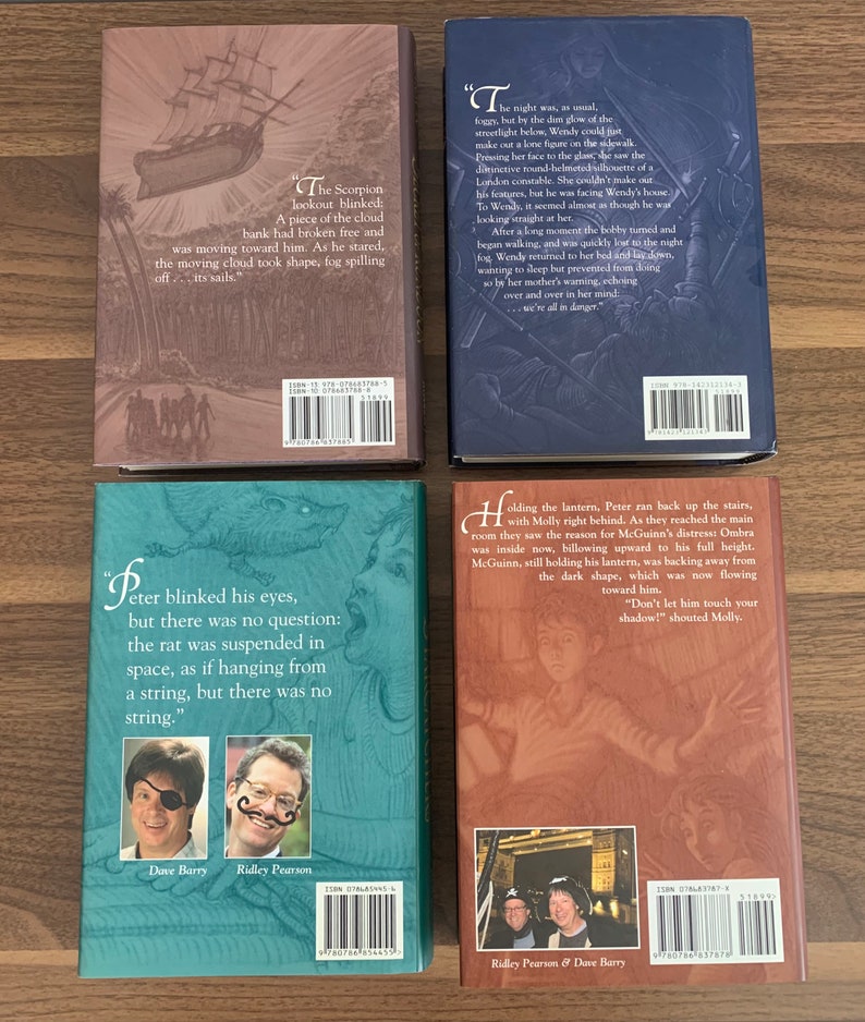 Peter and the Starcatchers Book Series by Dave Barry and - Etsy