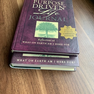 The Purpose Driven Life by Rick Warren Plus Journal - Etsy