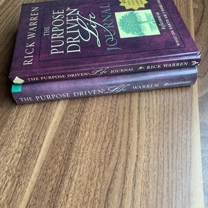The Purpose Driven Life by Rick Warren Plus Journal - Etsy