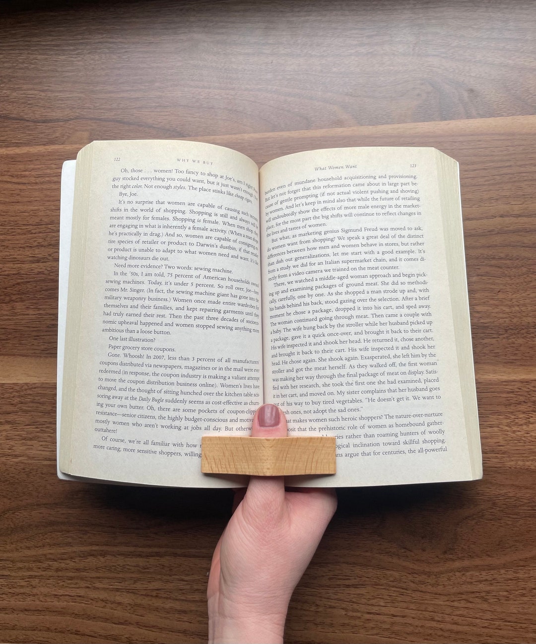 Thumb Book Wooden Holder - Etsy