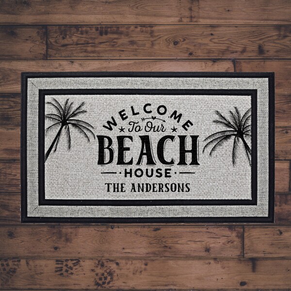 Custom Beach Welcome Mats - Etsy
