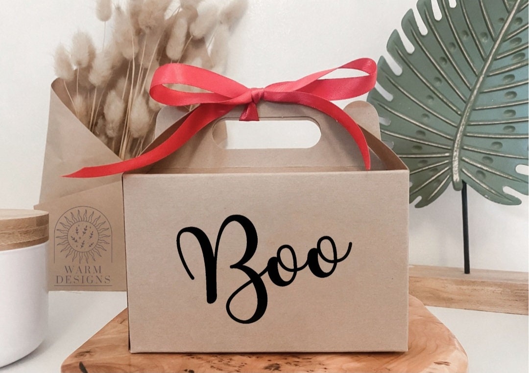 Personalised BOO Gift Box BOO Boo Halloween Spooky - Etsy