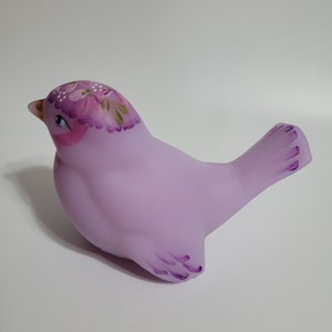 Gorgeous HTF Fenton H.p. Lavender Bird LE 76/250 - Etsy