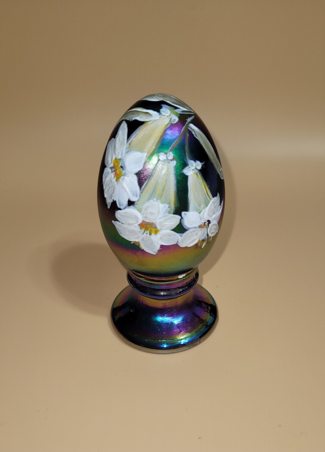 Fenton Louise Piper H.p. Carnival Egg 1988 - Etsy