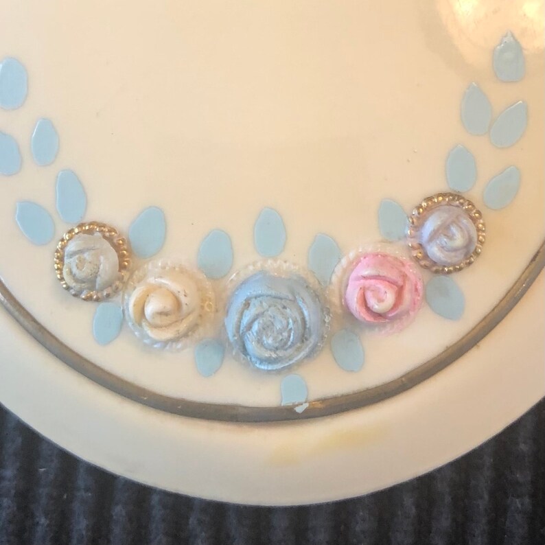 Vintage Celluloid Powder Compact - Etsy