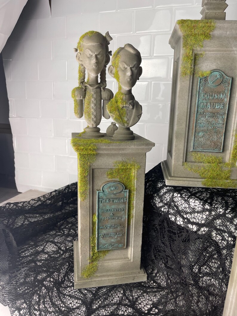 3D Printed Haunted Mansion Statues - Etsy
