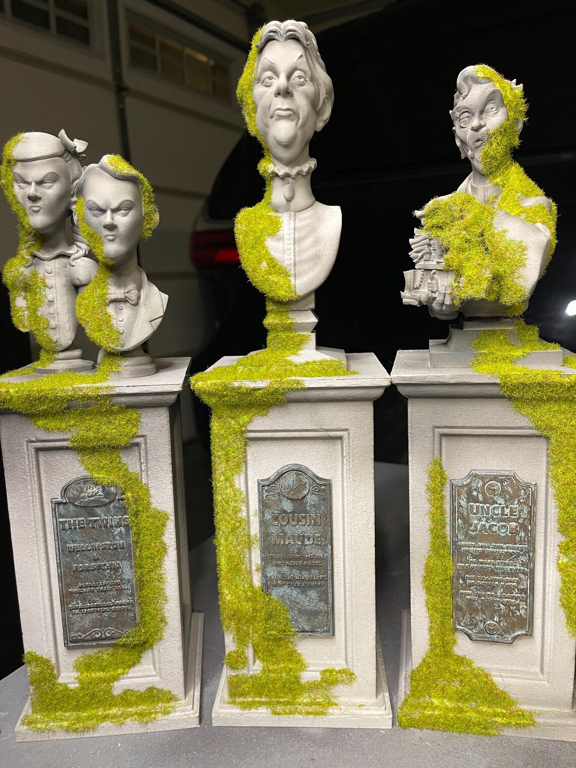 3D Printed Haunted Mansion Statues - Etsy