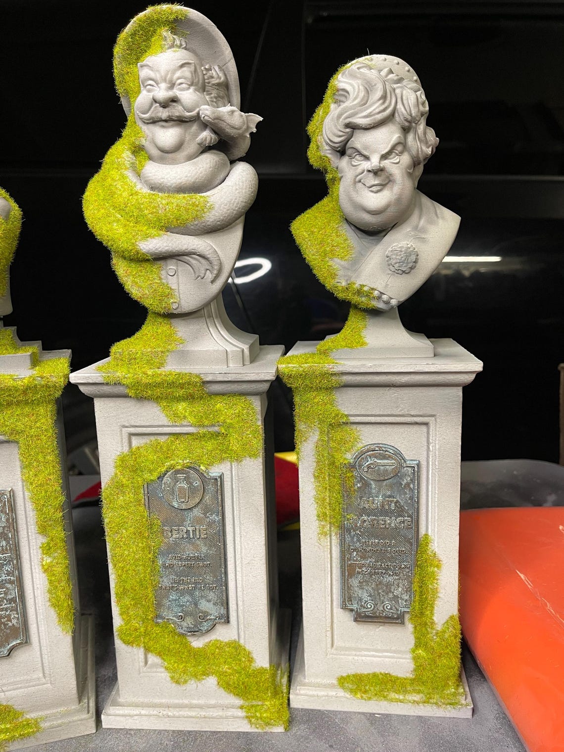 3D Printed Haunted Mansion Statues - Etsy