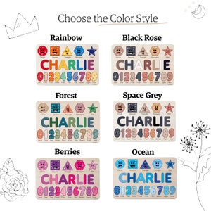 Custom Baby Toys Name Puzzle Personalized Baby Girl and Boy - Etsy