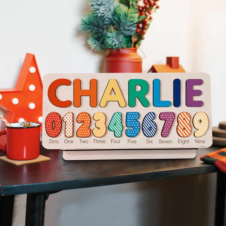 Personalized Wooden Name Puzzle | Custom Baby Gift, Kids Toy - Etsy Italia