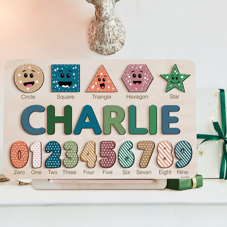 Custom Baby Toys Name Puzzle Personalized Baby Girl and Boy - Etsy