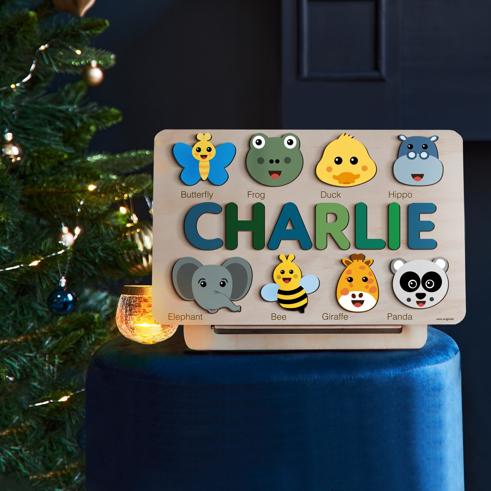 Wooden Busy Board Puzzle Personalized Name Puzzle With - Etsy