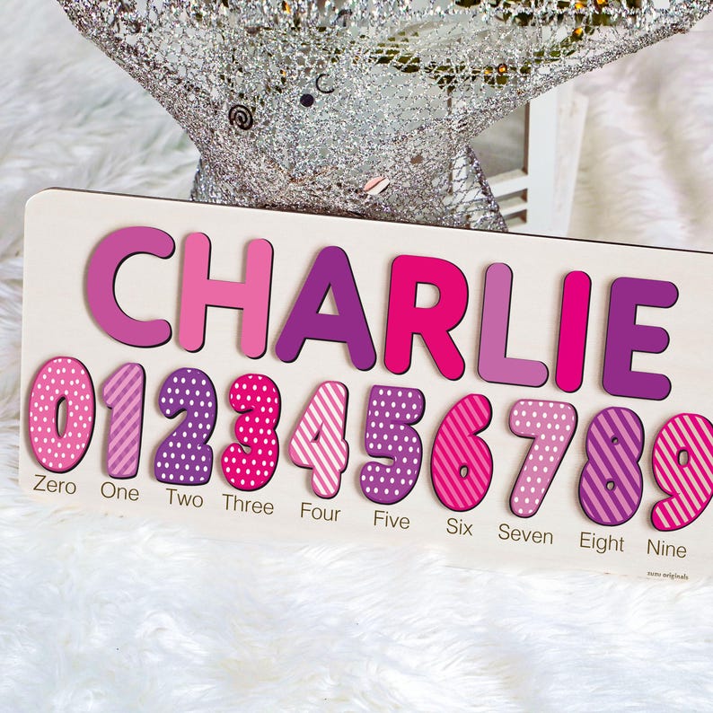 Personalized Wooden Name Puzzle | Custom Baby Gift, Kids Toy - Etsy Italia