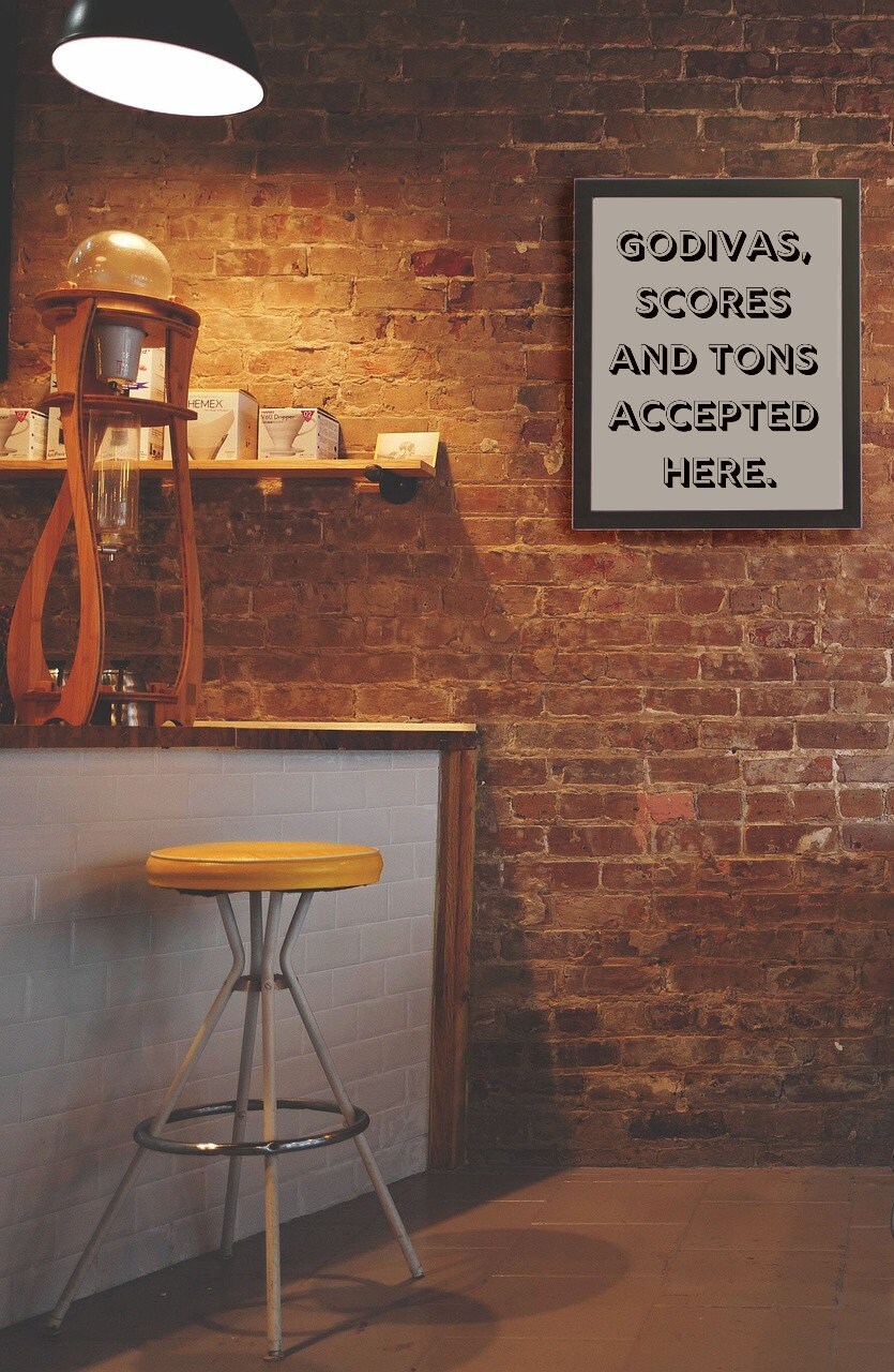 Godivas Scores and Tons Print Cockney Rhyming Slang Money Print Cockney ...