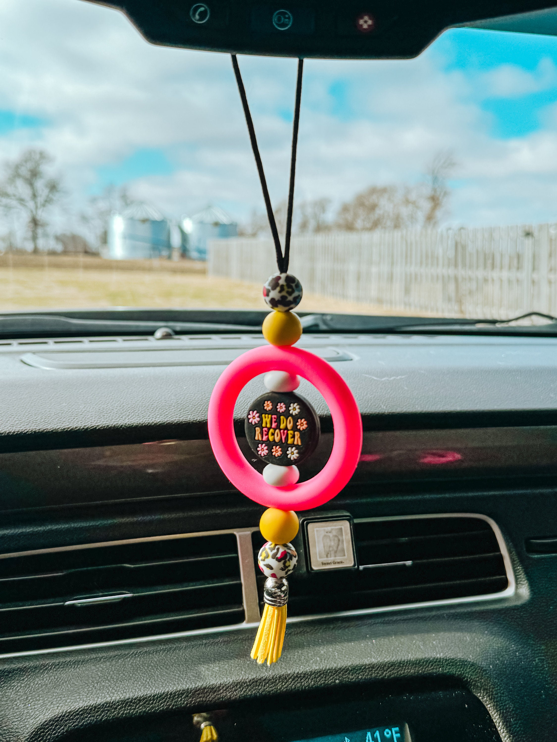 Silicone Car Charm, Silicone Beads, Silicone Focal Bead, Rearview ...