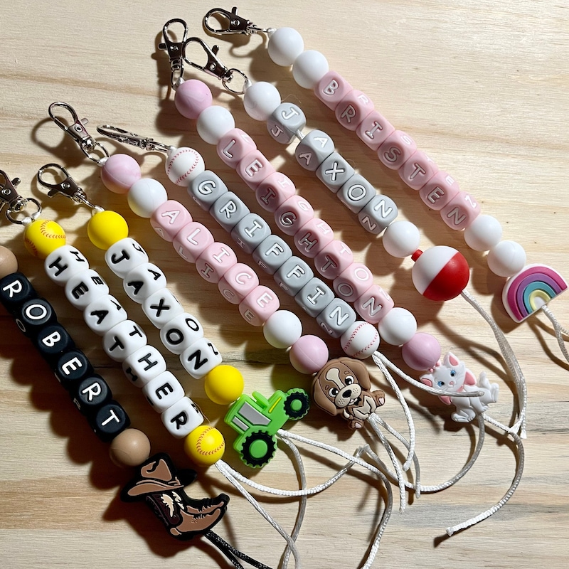 Beaded Bag Tag - Etsy