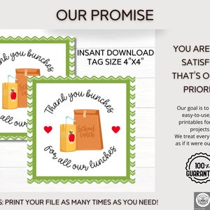 Lunch Lady Appreciation Gifts | School Lunch Hero Day Printable Gift ...