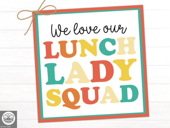 Lunch Lady Gift National School Lunch Week School Lunch - Etsy