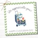 Custodian Appreciation Day Printable Gift Tag | Janitor Thank You Gift ...