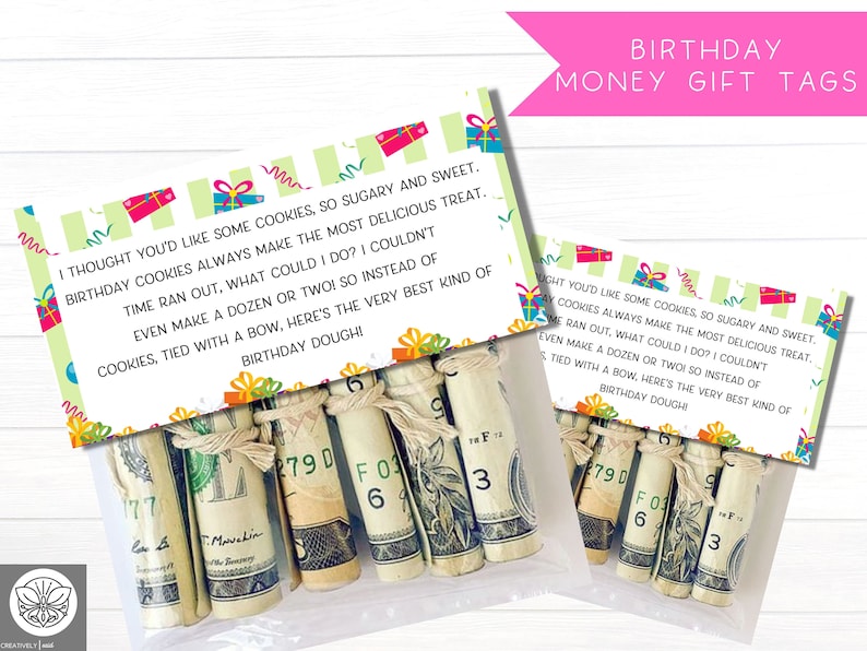 Birthday Money Envelopes Birthday Money Gift Printable - Etsy