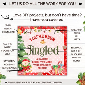 You've Been Jingled Printable Gift Tags | Christmas Gifts for Neighbors ...