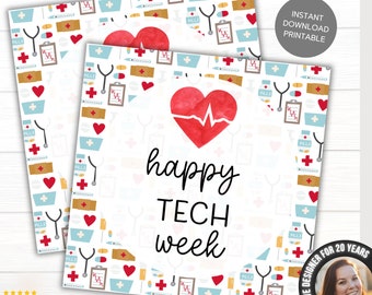 Rad Tech Week Gift Tag Radiology Technician Appreciation - Etsy