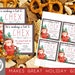 Chex Mix Gift Tag | Printable Christmas Treat Tag | Holiday Treat Tag ...