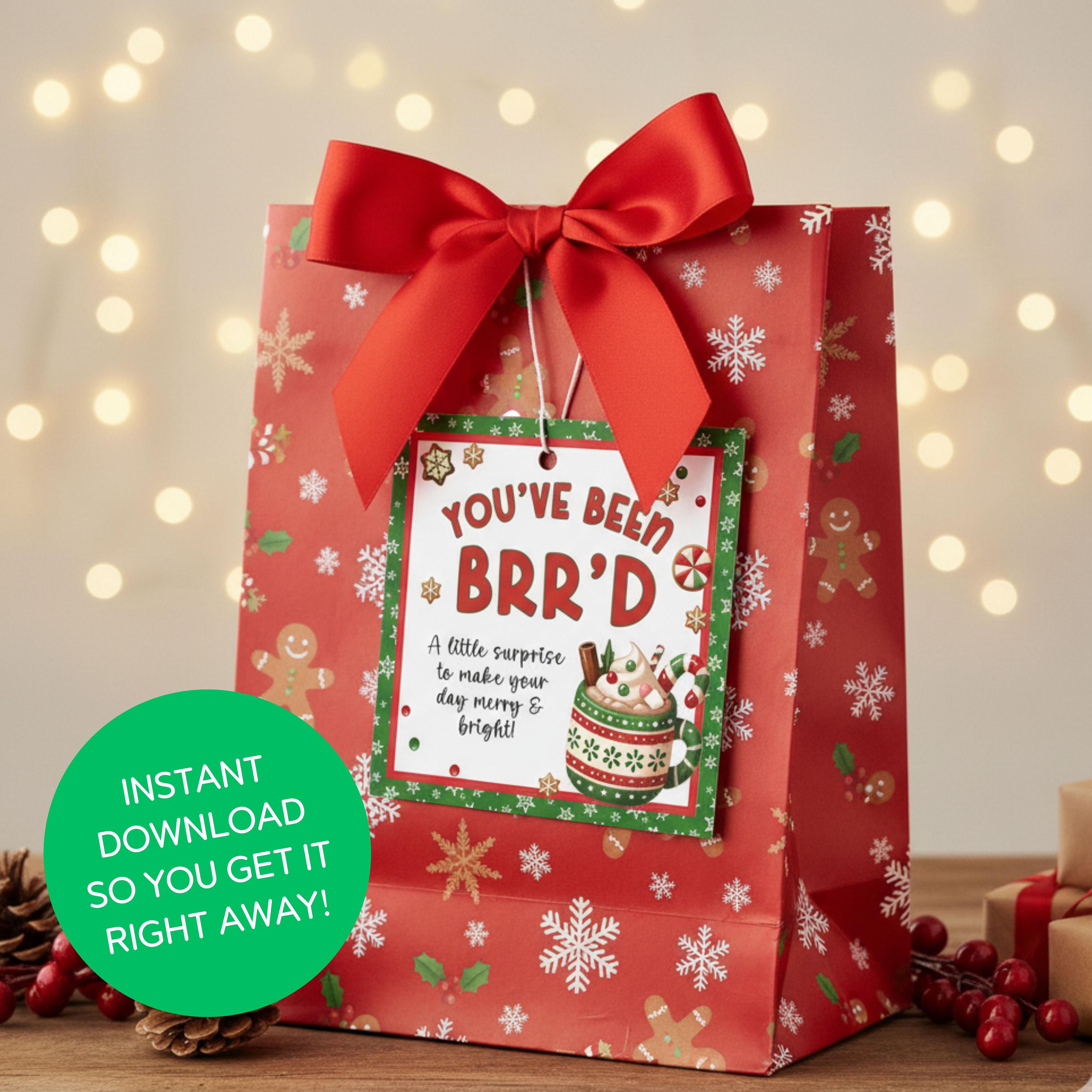 Brr Basket Christmas Gift Tag Printable | Gifts for Teen Girls ...