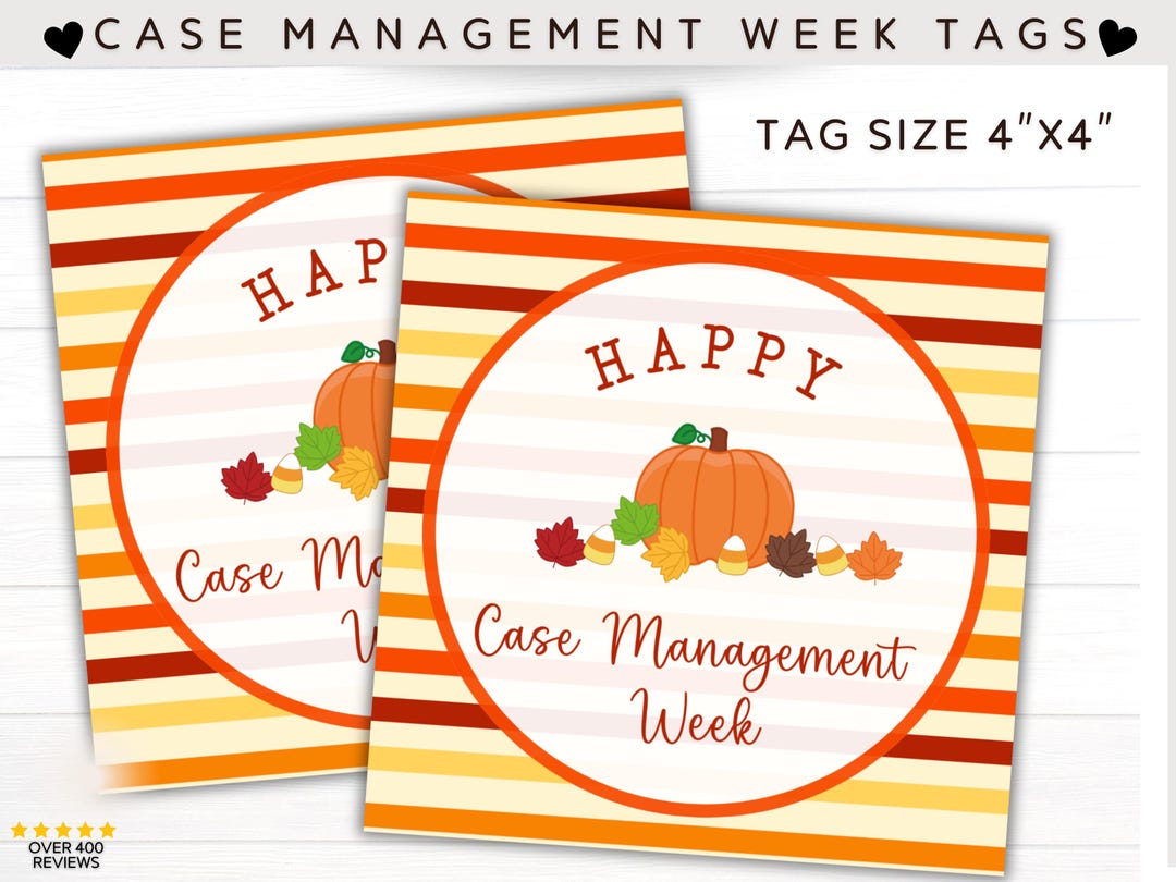 Case Worker Gifts | Case Managers Week Printable Gift Tags | Label ...