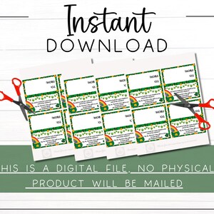 St. Patrick's Day Money Gift Printable | Money Gift Ideas | Holiday ...