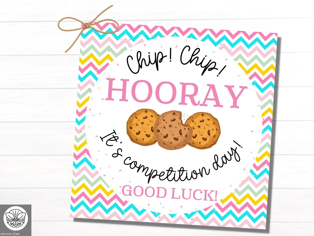 Dance Team Gift Printable Tag | Cheer Mom Coach Good Luck Treat Tags ...