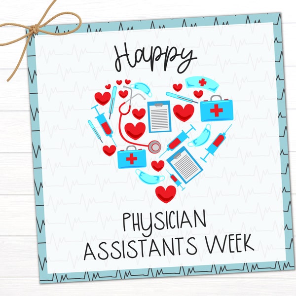 Physician Assistant Appreciation Cards - Etsy