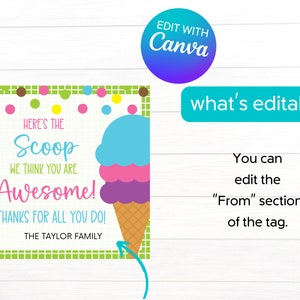 Editable Teacher Appreciation Printable | Gifts for Teachers ...