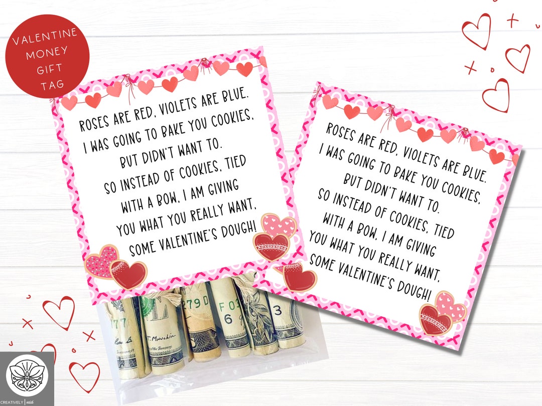 Valentine's Day Dough Money Gift | Valentine's Money Holder | DIY ...