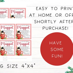 You've Been Mugged Christmas Game | Christmas Office Game | Christmas ...