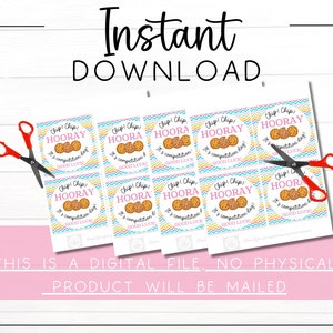 Dance Team Gift Printable Tag | Cheer Mom Coach Good Luck Treat Tags ...