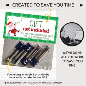 Gift Not Included White Elephant Gag Gift | Stocking Stuffer | Secret ...