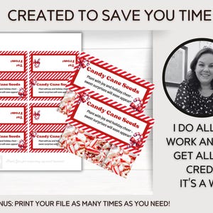 Christmas Candy Cane Seeds White Elephant Gag Gift | Secret Santa Gift ...