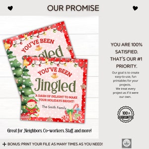 Editable You've Been Jingled Printable Gift Tags Christmas Gifts for ...