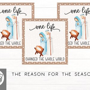Religious Nativity Tag | Religious Gifts Tags | Religious Christmas ...