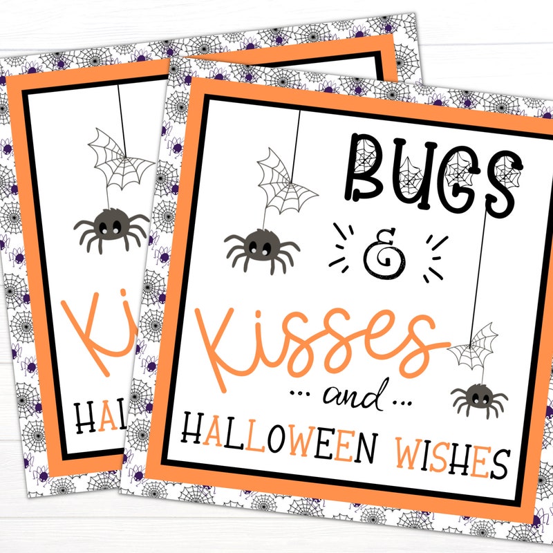 Bugs and Kisses Printable - Etsy