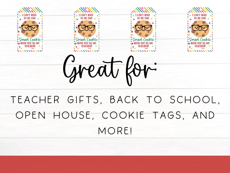 Printable Back to School Teacher Gift Tag First Day of - Etsy