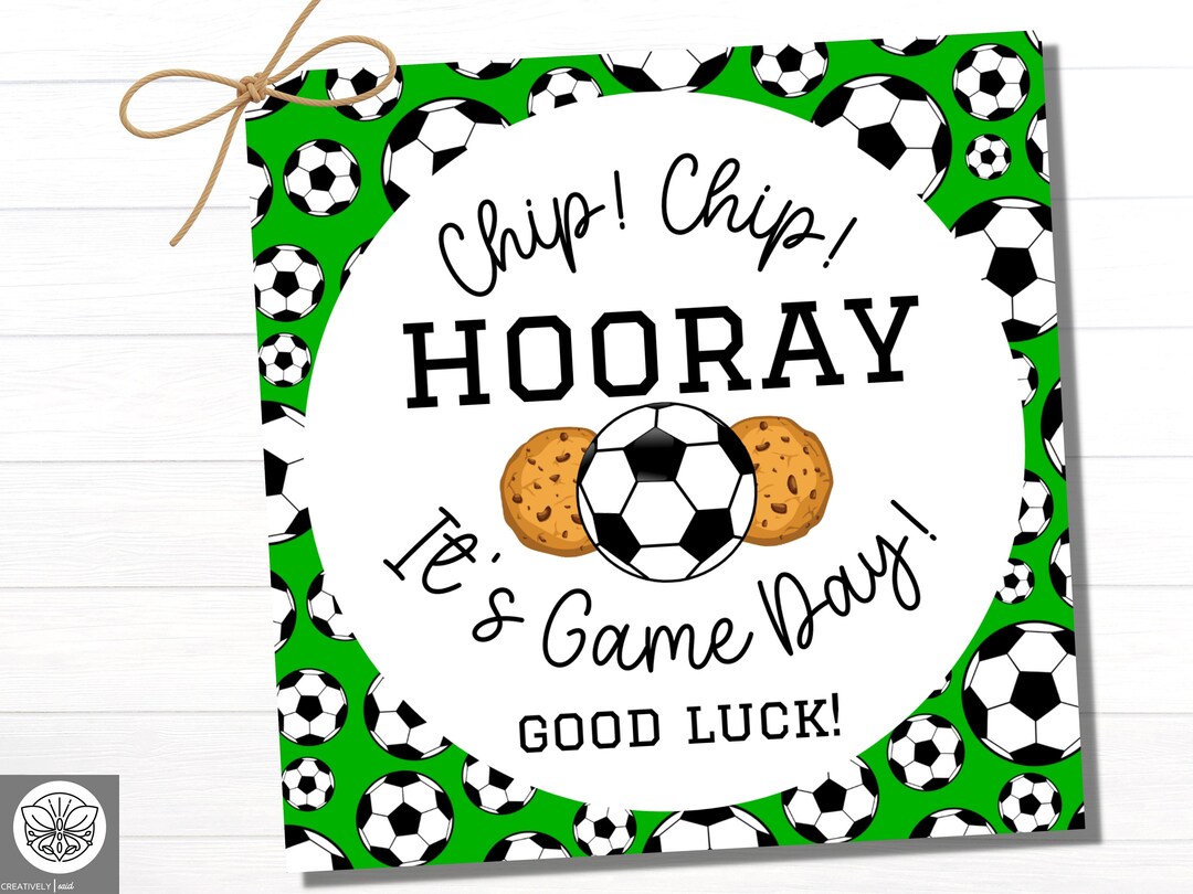 Printable Good Luck Soccer Tags | Soccer Coach Gift | Soccer Mom ...