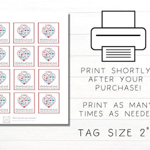 Phlebotomy Appreciation Week Gift Tag Printable | Gifts for ...