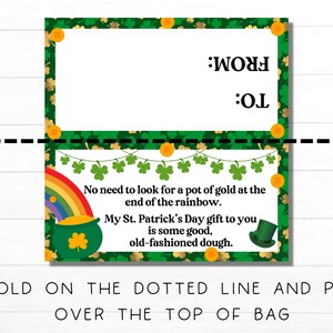 St. Patrick's Day Money Gift Printable | Money Gift Ideas | Holiday ...