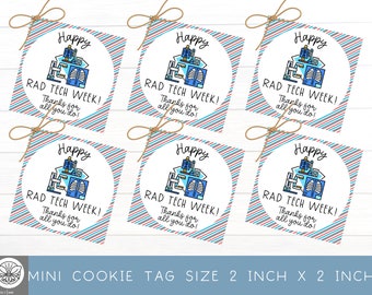 Rad Tech Week Gift Tag Radiology Technician Appreciation - Etsy